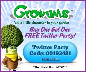Eat Your Vegetables Growums Twitter Party - Resourceful Mommy